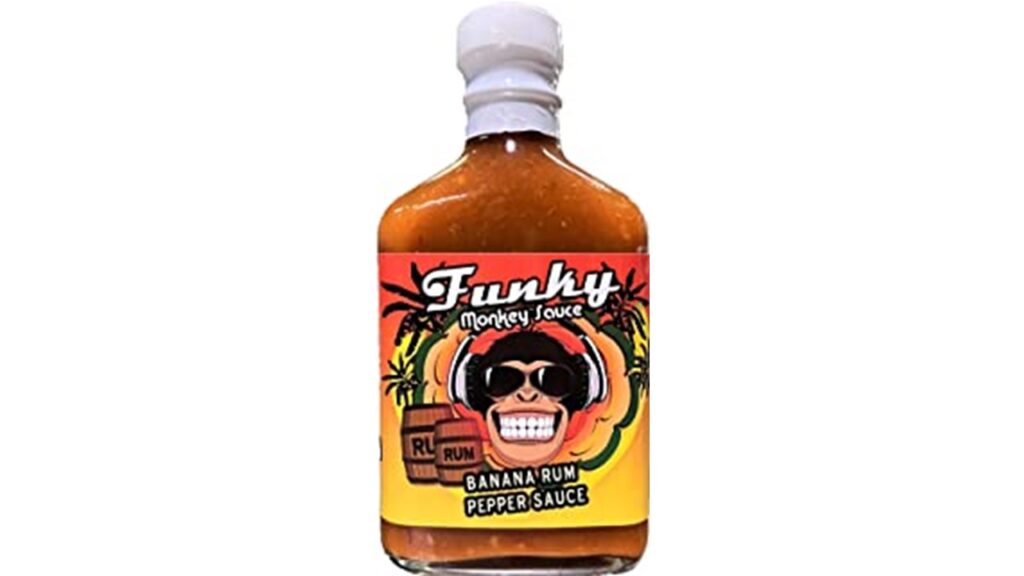 Funky Monkey Banana Rum Pepper Sauce | Sweet Heat Tropical Hot Sauce