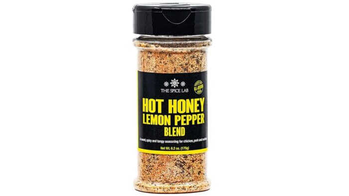 The Spice Lab Hot Honey Lemon Pepper Blend | Sweet Heat Citrus Seasoning